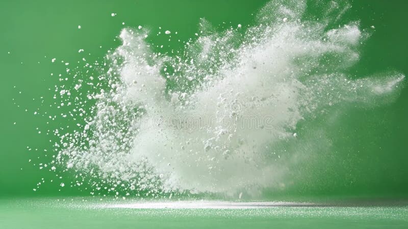 A Delicate Layer of White Powder Floats Gently Adding a Light Touch To ...