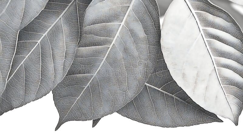 Delicate Leaf Skeletons Showcase Natures Intricate Design Stock Image ...