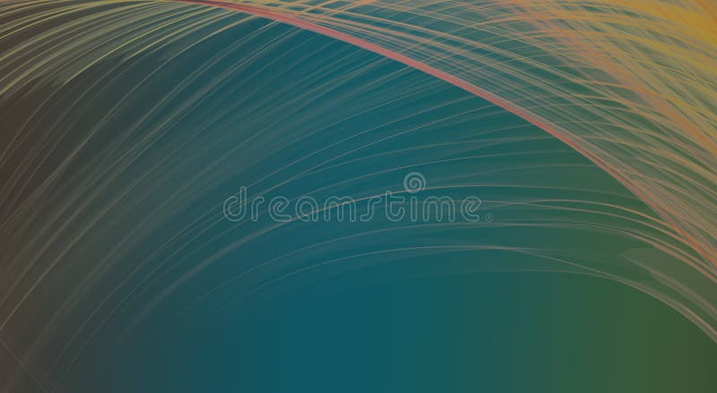 Delicate Lines.Colorful Abstraction on a Gradient Background. Stock ...