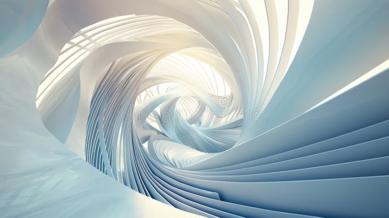 Delicate Lines and Subtle Angles Intertwining To Form an Abstract ...