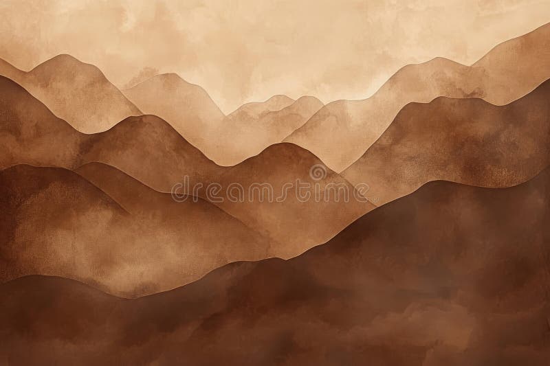 A Delicate Mocha Mousse Background Featuring Soft Peaks of Chocolate ...