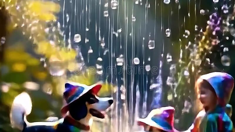 Delicate Orbs Float in a Hazy, Sun-drenched Environment. Light Passes ...