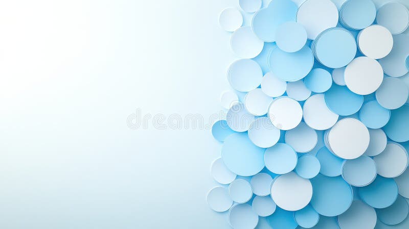 Delicate Overlapping Circles Create Refined Layer in Soft Blue Tones ... Delicate Overlapping Circles Create Refined Layer in Soft Blue Tones ...