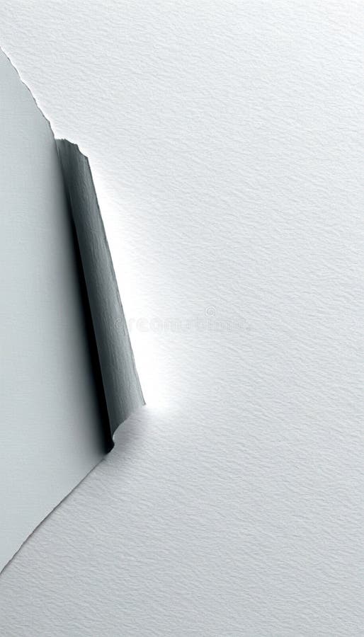 Artistry in Simplicity As Paper Bends and Reveals Soft Light Stock ...