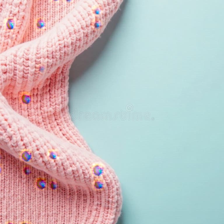 Delicate Pastel Pink Knit Texture Soft Wool Sweater Effect , Wool ...