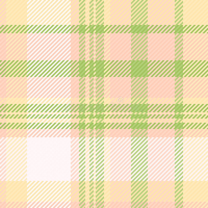 Delicate Pastel Plaid Pattern. a Seamless Texture in Pink, Green, and ...