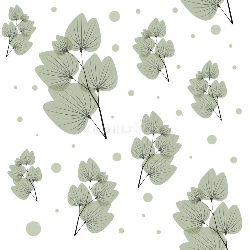 Delicate Pattern with Floral Floral Pattern Stock Vector - Illustration ...