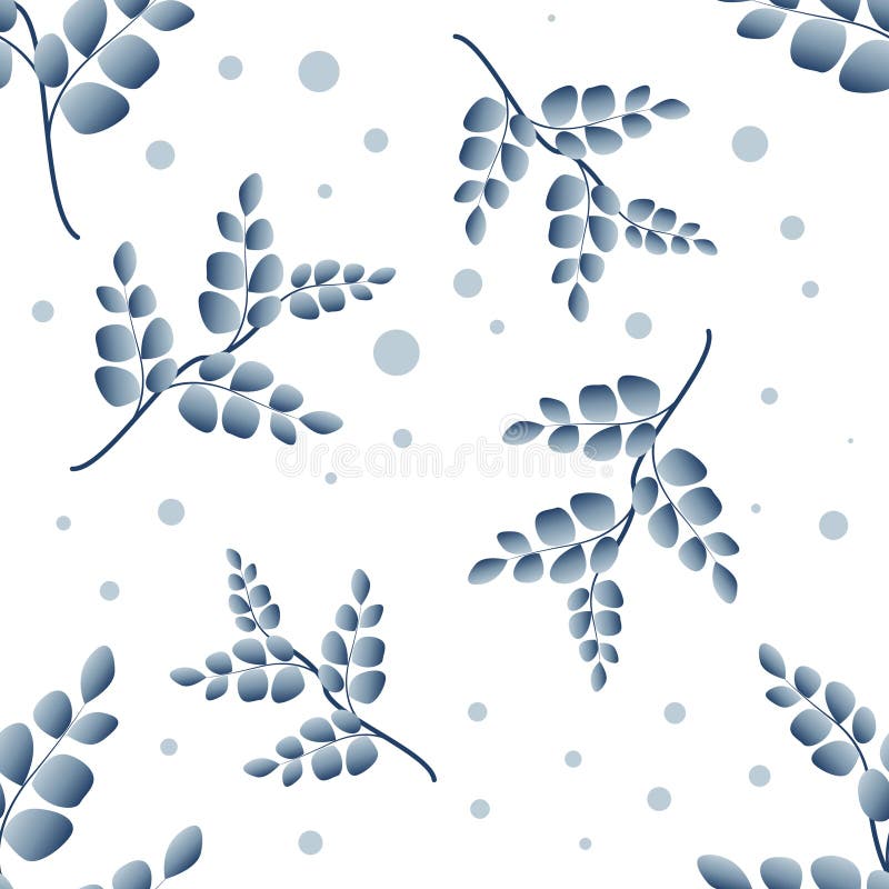 Delicate Pattern with Floral Floral Pattern Stock Vector - Illustration ...