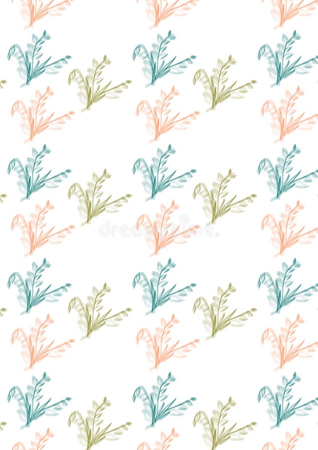 Delicate Pattern on a Light Background for Design. Stock Photo - Image ...