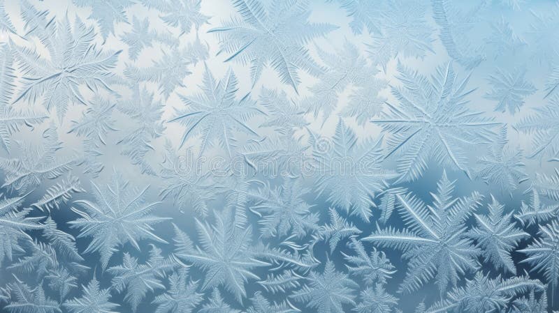 The Delicate Patterns of Frosted Glass in Close Up, Showing the Texture ...