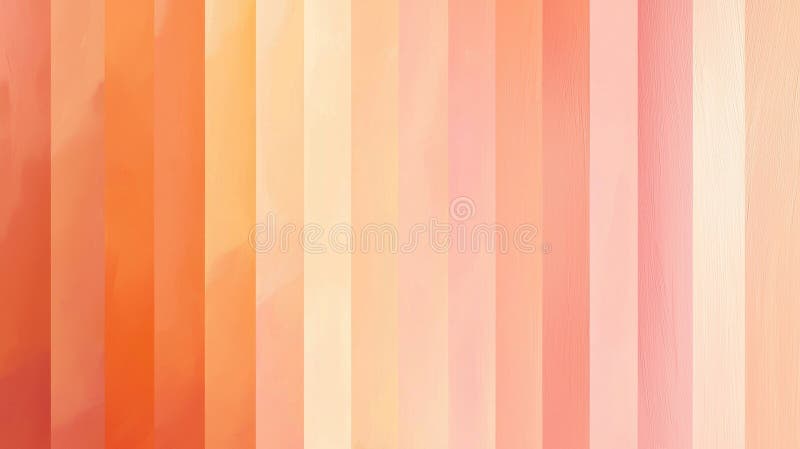 Delicate Peach Color Palette Background with Vertical Stripes Creating ...