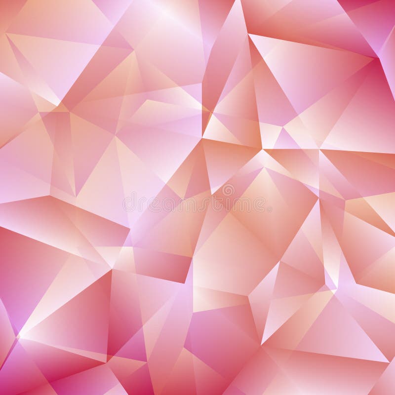 Delicate Pink Geometric Background Stock Vector - Illustration of ...
