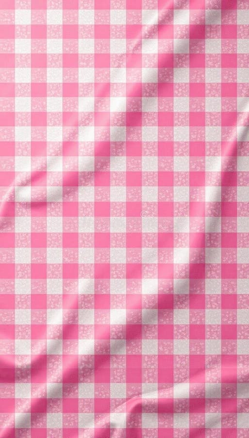 Delicate Pink Gingham Check, Classic Picnic Pattern, Grid, Textile ...