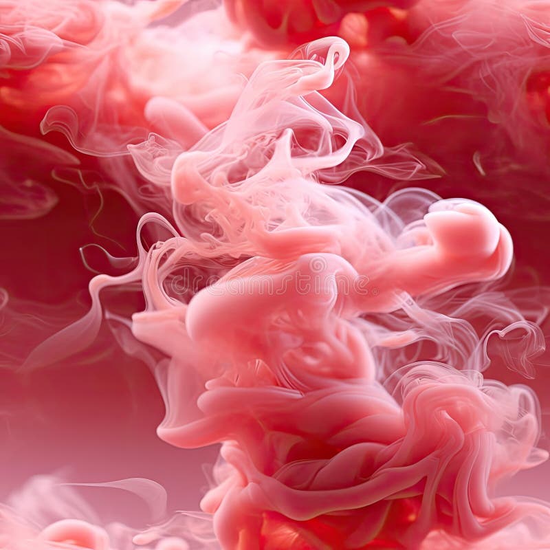 Delicate Pink Smoke Floating in a Hyper-realistic Atmosphere (tiled ...