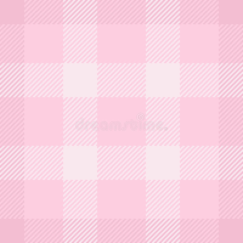 Delicate Pink and White Gingham Check Pattern. Perfect for Backgrounds ...