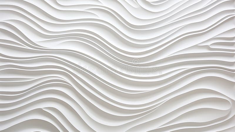 Delicate Plaster Wave Ai Generated Pattern Stock Image - Image of ...