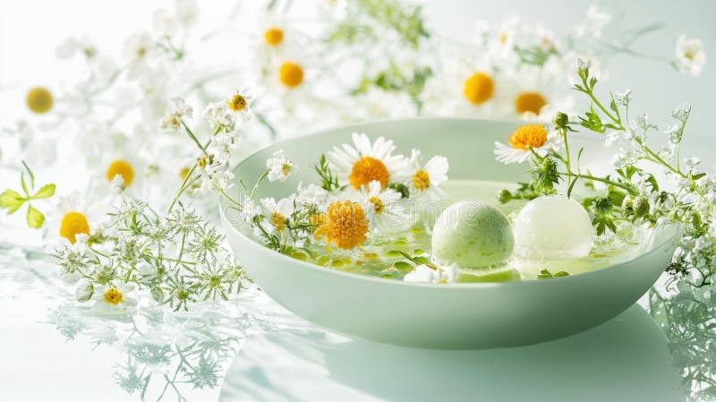 Delicate Presentation of Molecular Vegan Cuisine Featuring ...