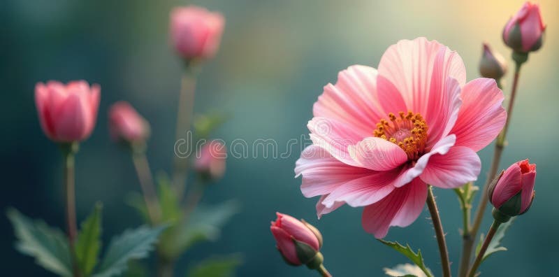 Delicate Pressed Flower Wallpaper, Subtle Sheen, Summer, Design Element ...