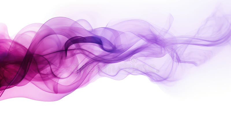 Delicate Purple Smoke Transparent Background Stock Illustration ...