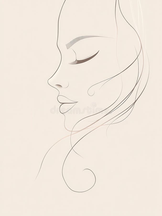 A Delicate Representation Captures the Graceful Features of a Female ...