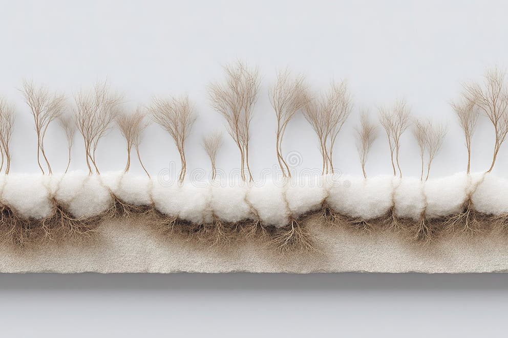 Creative Representation of Roots and Soil Displaying Nature S Intricate ...