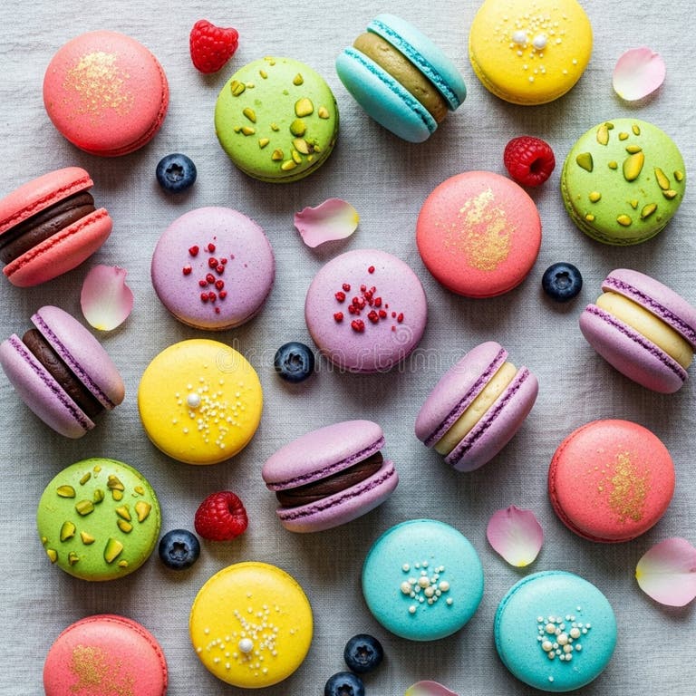 Delicate Round Confections Stock Illustrations – 582 Delicate Round ...