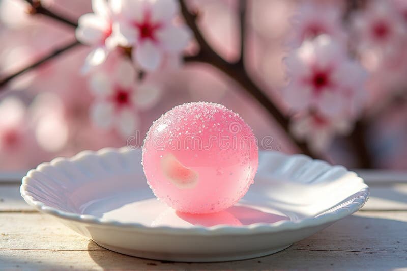 Delicate Sakura Flowers with Liquid Gold Stock Image - Image of pastel ...