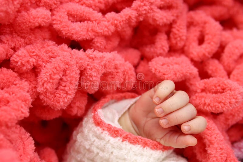 Delicate, Sensitive Hand of a Baby Stock Image - Image of adorable ...