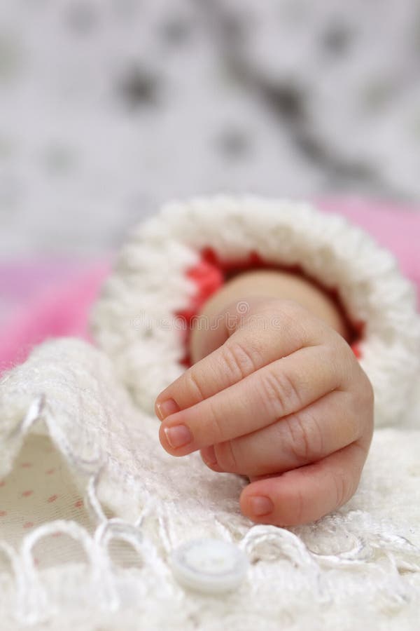 Delicate, Sensitive Hand of a Baby Stock Image - Image of beauty ...