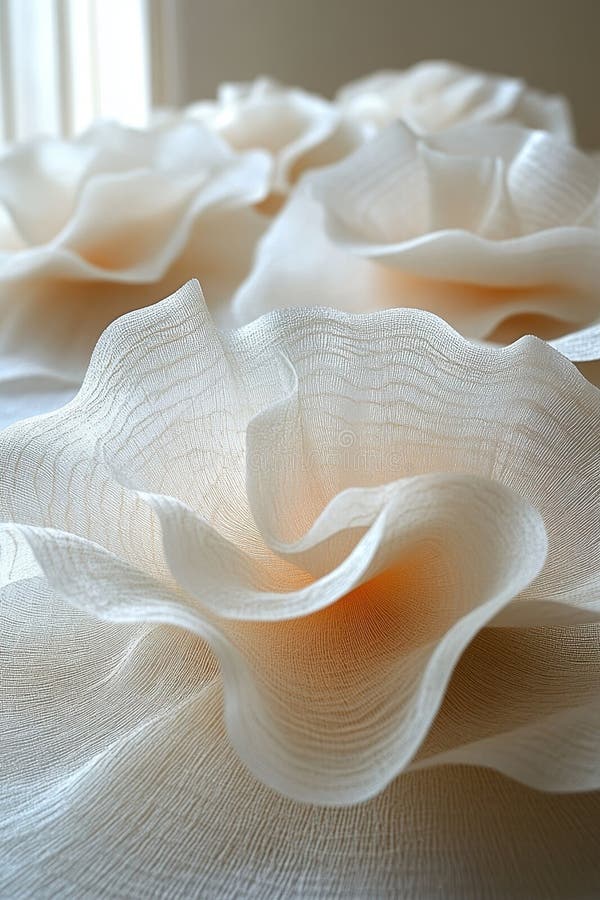 Delicate Sheer Textures with Semi-transparent Patterns, Layers, and ...