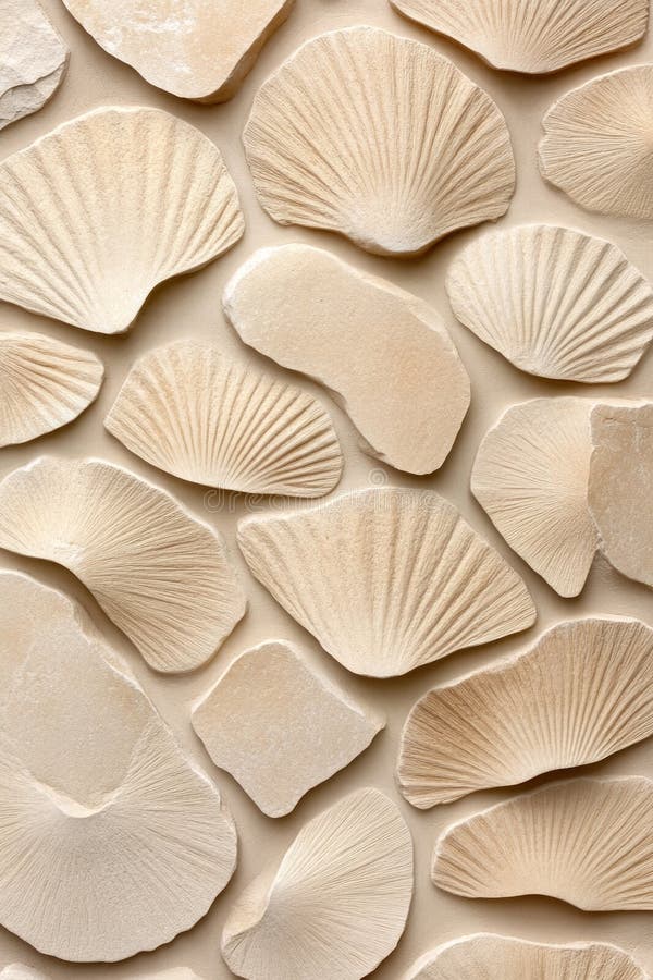 Delicate Shells with Intricate Patterns Create a Soothing Visual ...