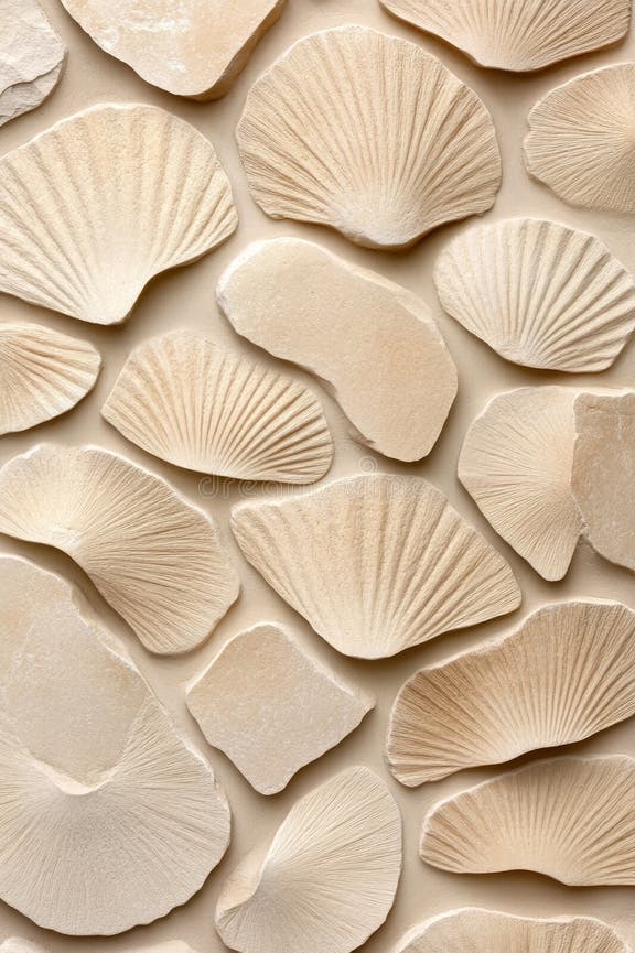 Delicate Shells with Intricate Patterns Create a Soothing Visual ...