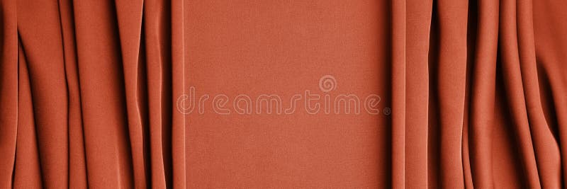 Delicate Silk Fabric As Background, Top View. Banner Design Stock Image ...