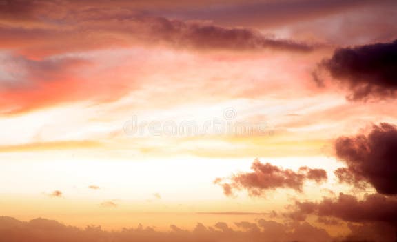 Delicate sky stock image. Image of delicate, dusk, dawn - 12309795