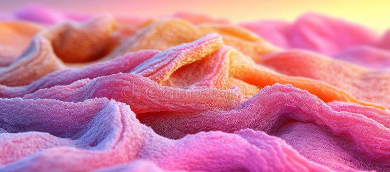 Delicate and Soft Flowing Pink Satin Fabric Creates a Simple yet ...