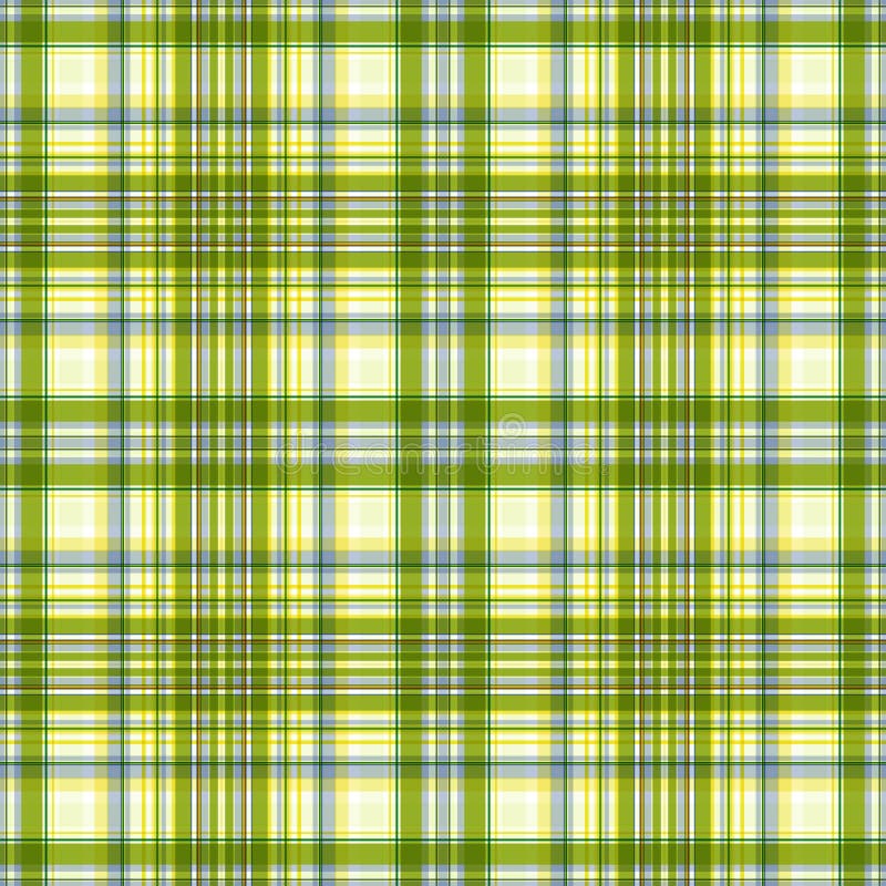 Seamless Checkered Pattern in Yellow-green and Green Colors and Shades ...