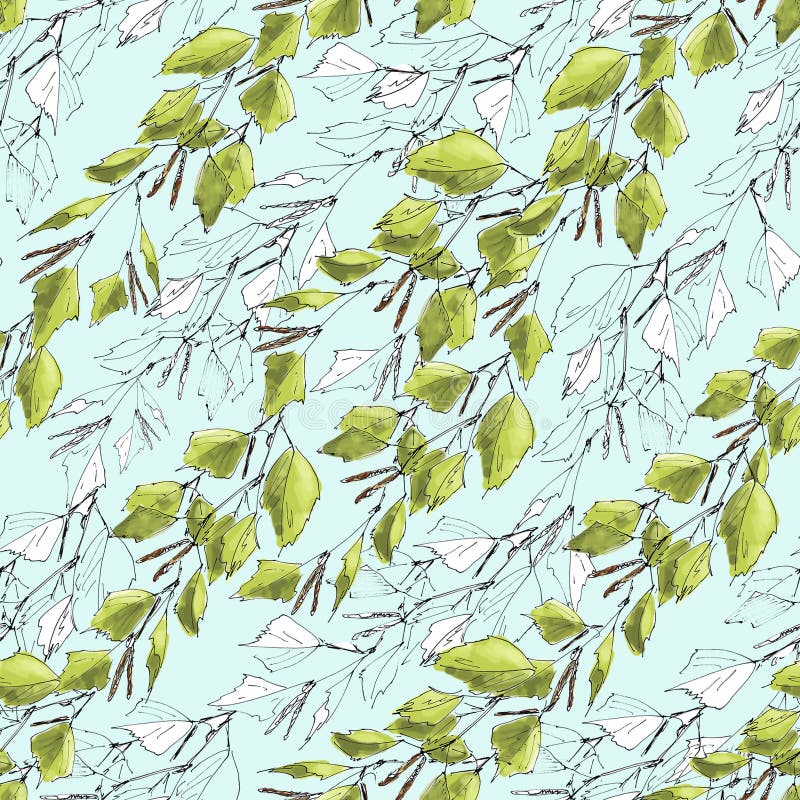 Delicate Spring Seamless Pattern with Pastel Color Flowers and Moths ...