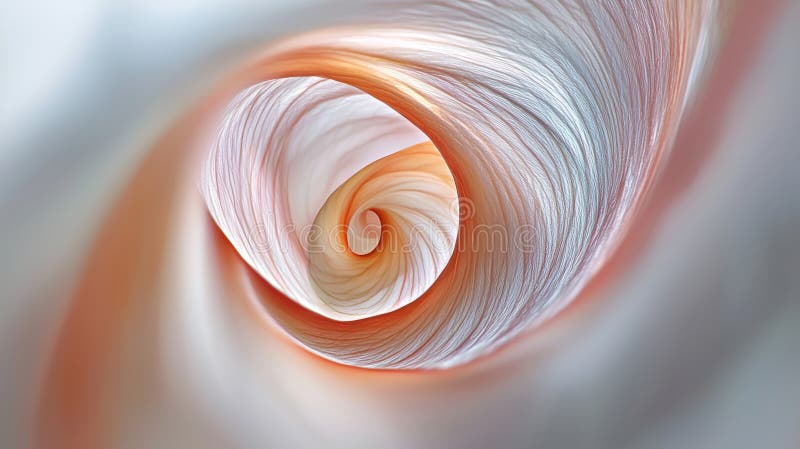 Delicate Strands Intertwine, Forming a Captivating Vortex that Draws ...