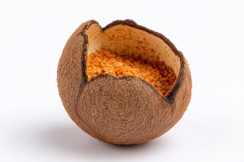 Delicate Structure Fermented Mongongo Nut (manketti Nut), Isolated on a ...