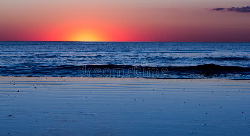 Delicate sunset stock image. Image of miraculous, dazzling - 963947