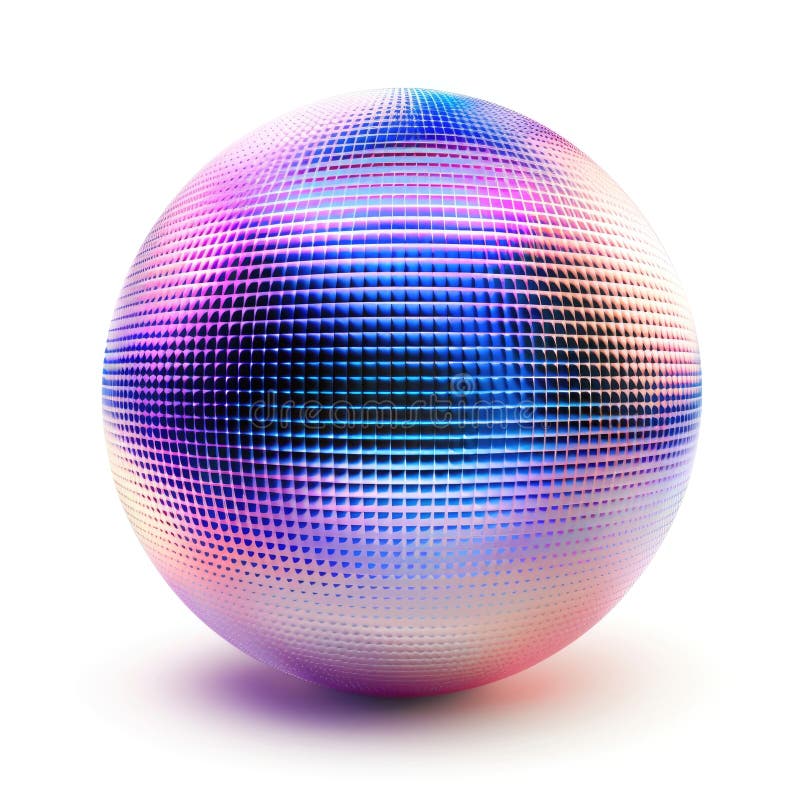 A Delicate, Translucent Sphere with a Holographic Finish Captures and ...