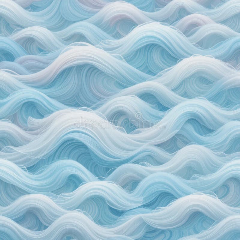 A Delicate Wave Pattern Resembling Gentle Ocean Currents in Pastel Hues ...