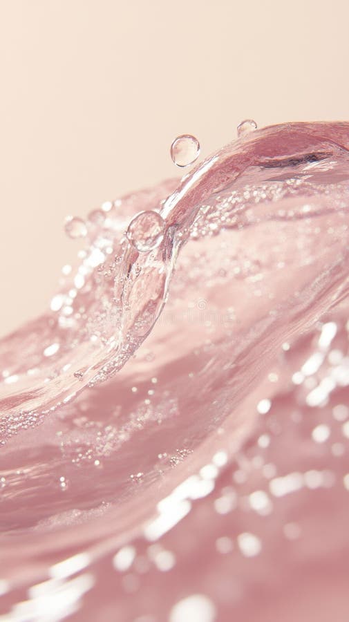 Delicate Waves of Sparkling Water Stock Photo - Image of droplets ...