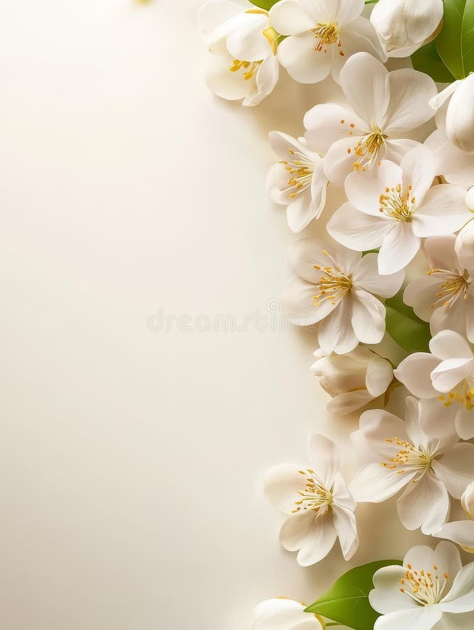 Delicate White Blossoms Spring Nature Purity Serenity Elegance White ...
