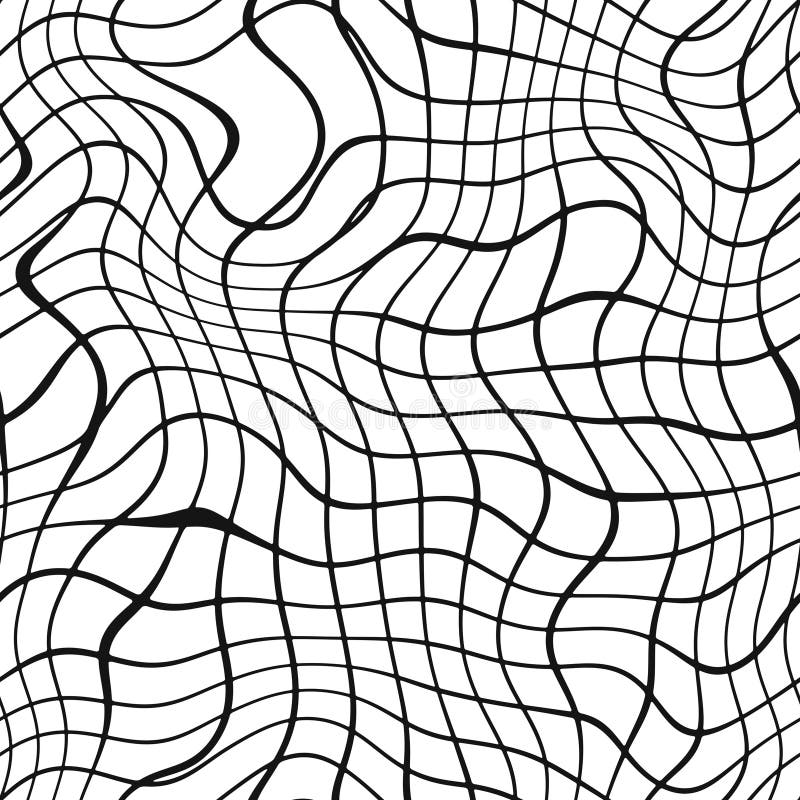 Delicate White Chaotic Square Dots on Black Background Seamless Pattern ...