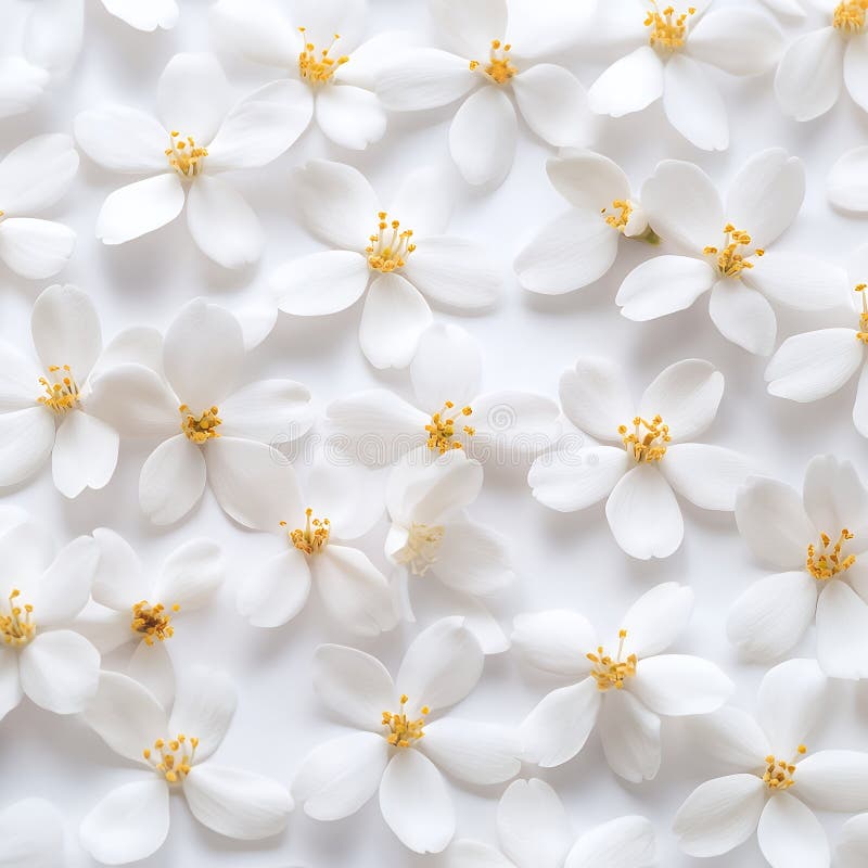 Delicate White Flowers Background Soft Blossom Texture for Spring ...