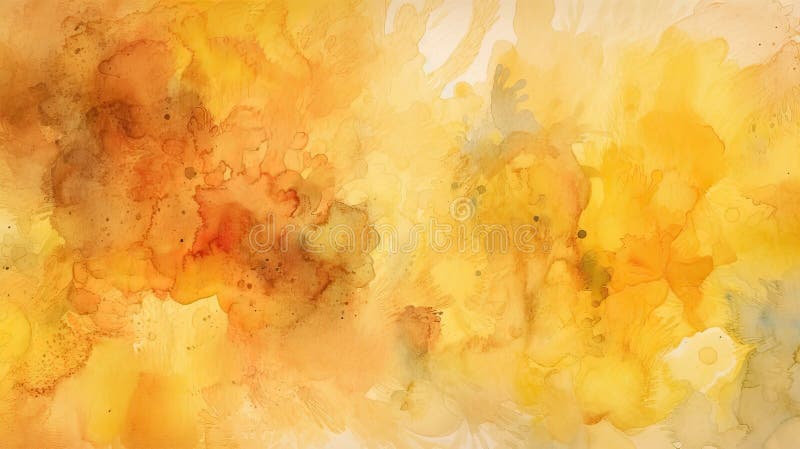 Delicate Yellow Watercolor Texture Background for Invitations and ...
