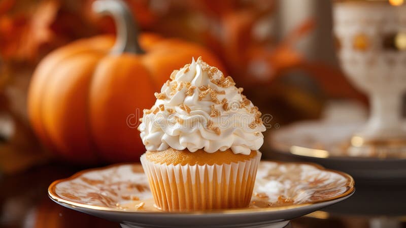 Delicately Composed Still Life: Pumpkin AI Generated Stock Illustration ...