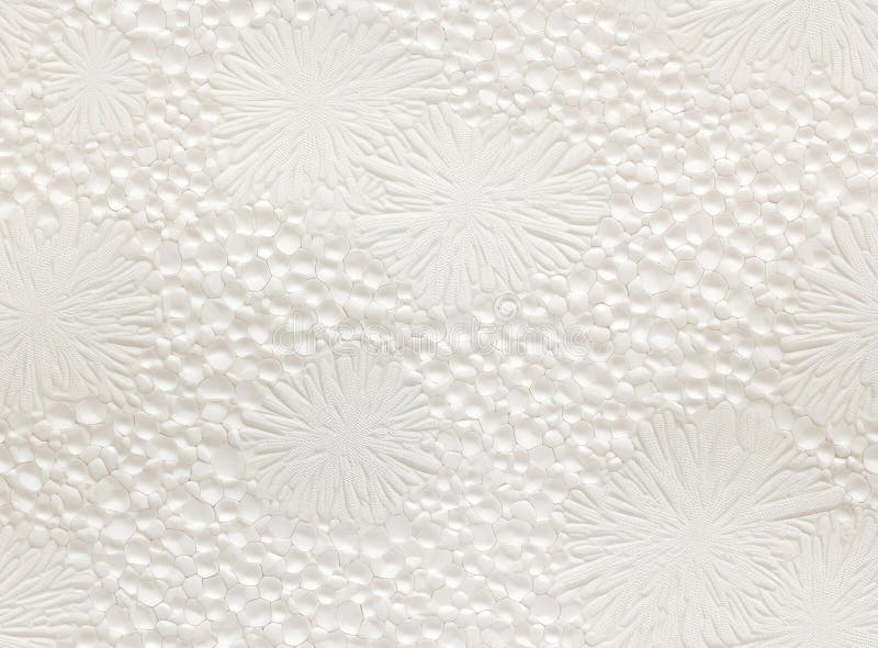 A Delicately Embossed Snowflake Pattern Graces the Surface of White ...