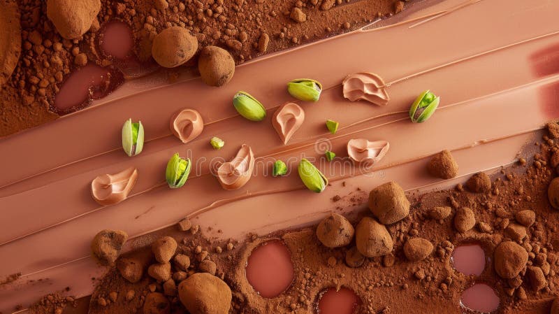 A Decadent Arrangement of Cacao, Cherry, and Pistachio Elements ...